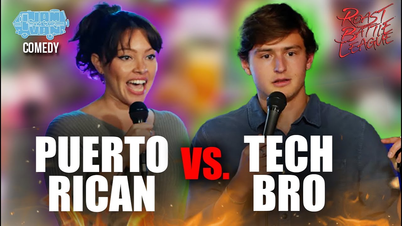 Bucktooth Puerto Rican Vs. Tech Bro - Roast Battle Comedy - YouTube