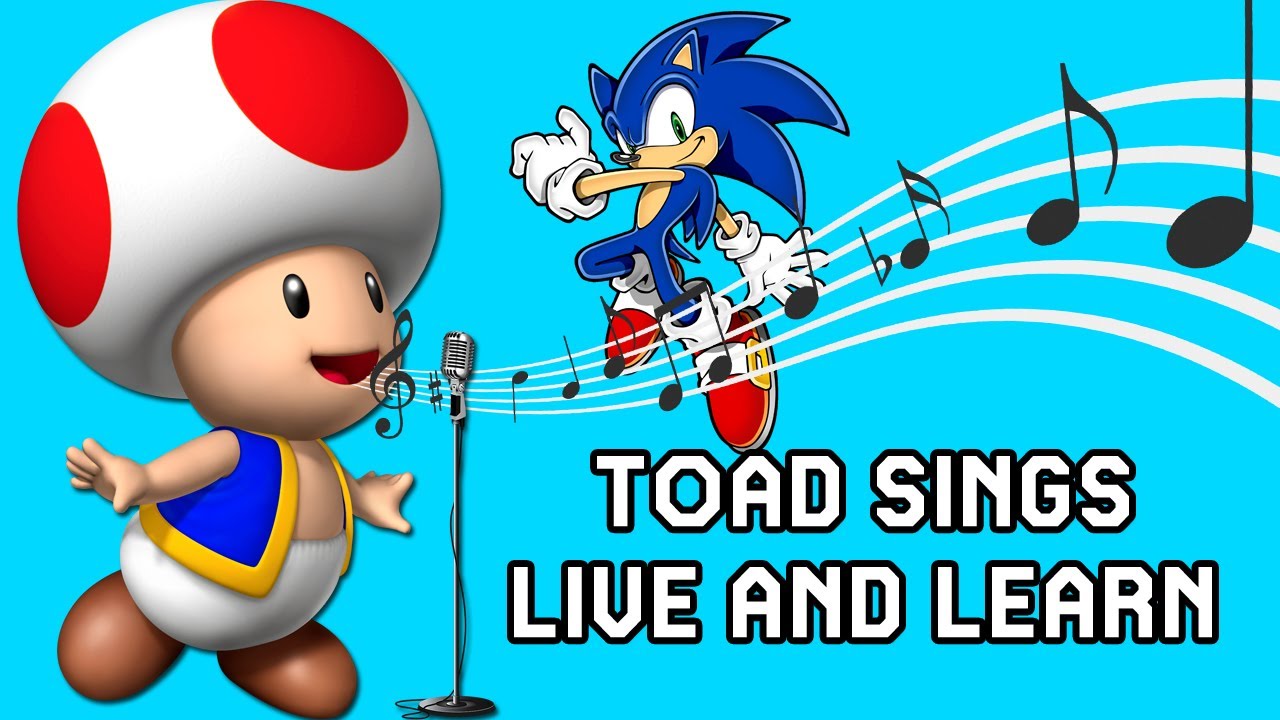 Toad sings Live and Learn from Sonic Adventure 2! #shorts - YouTube