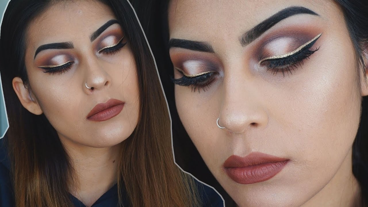 Smokey cafe halo eye - tutorial de maquillaje - YouTube