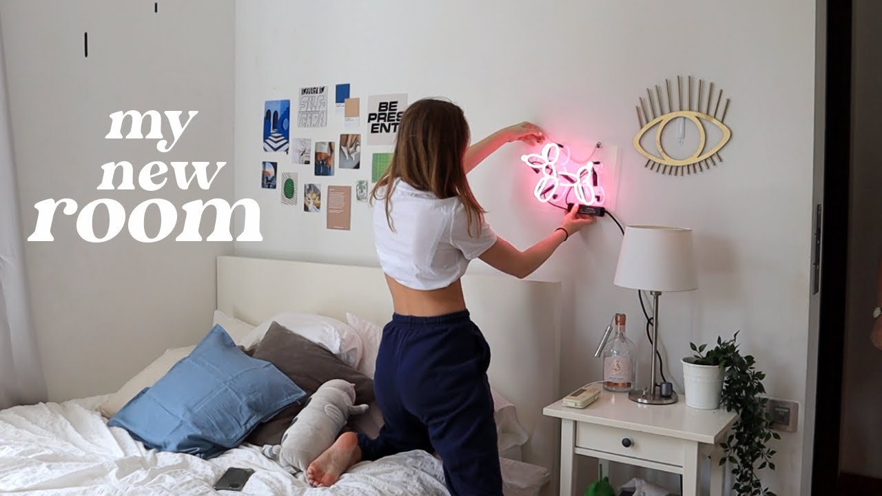 REDOING MY ROOM | revamping and organizing for uni - YouTube
