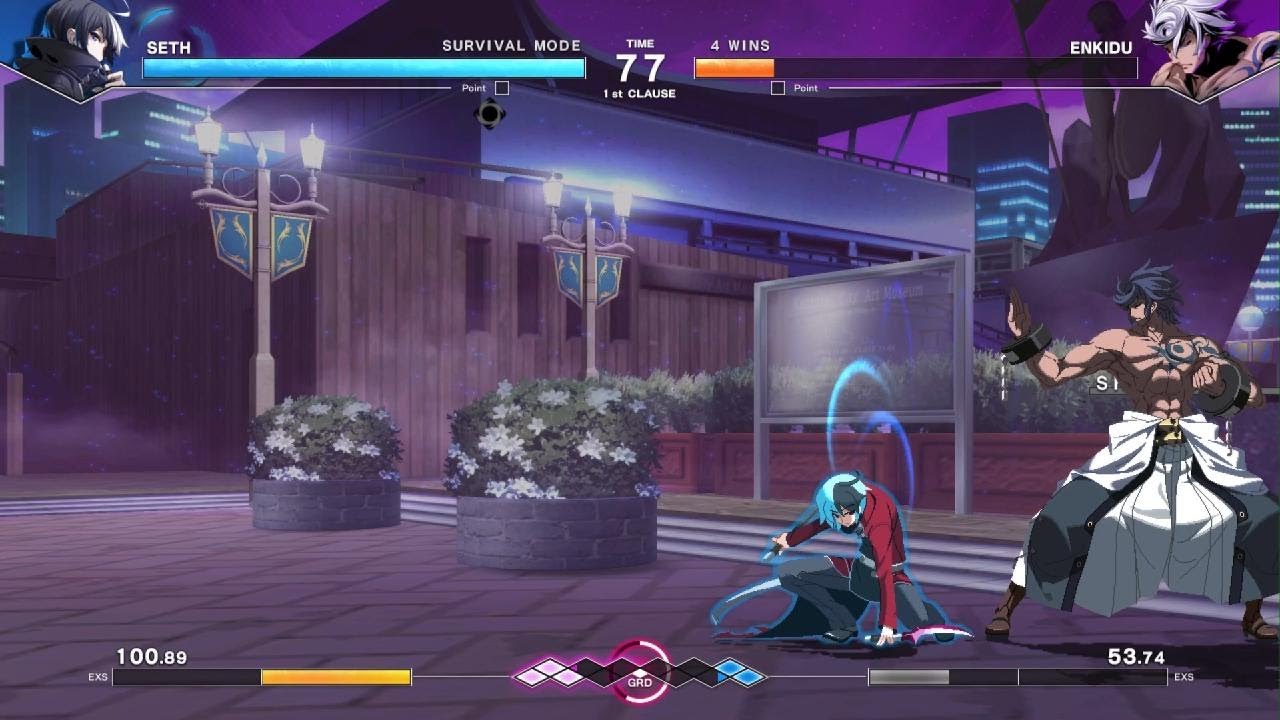 UNDER NIGHT IN-BIRTH II Sys:Celes - Seth Survival Mode - YouTube