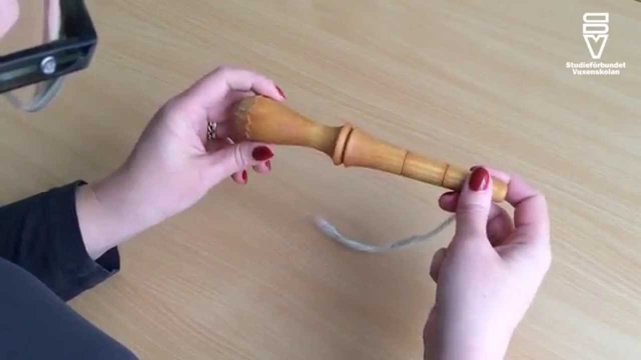 Nysta på nystpinne - YouTube