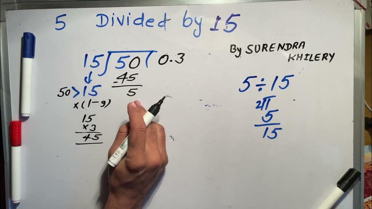 5 Divided By 15 Divide Kaise Karte Hain Bhag Karna Sikhe in Hindi 5-divided-by-15-divide-kaise-karte-hain-bhag-karna-sikhe-in-hindi