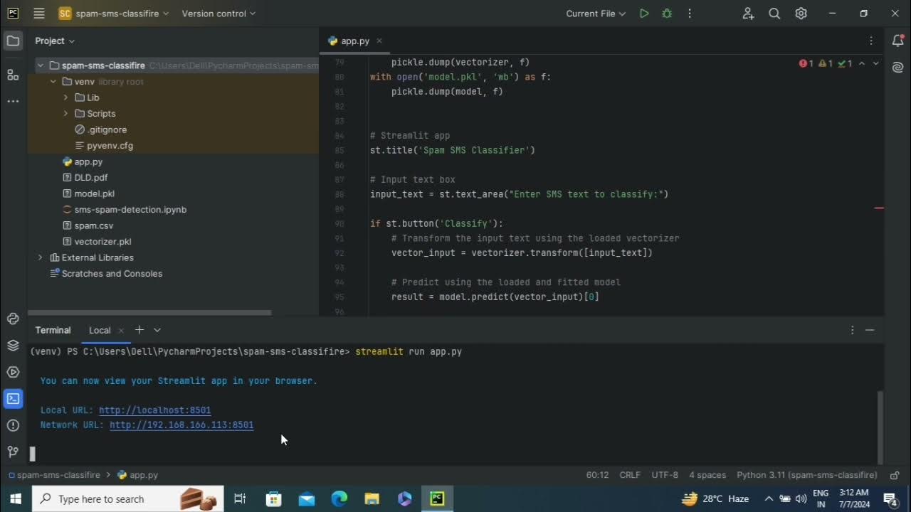 Ham Spam Classifier project - YouTube