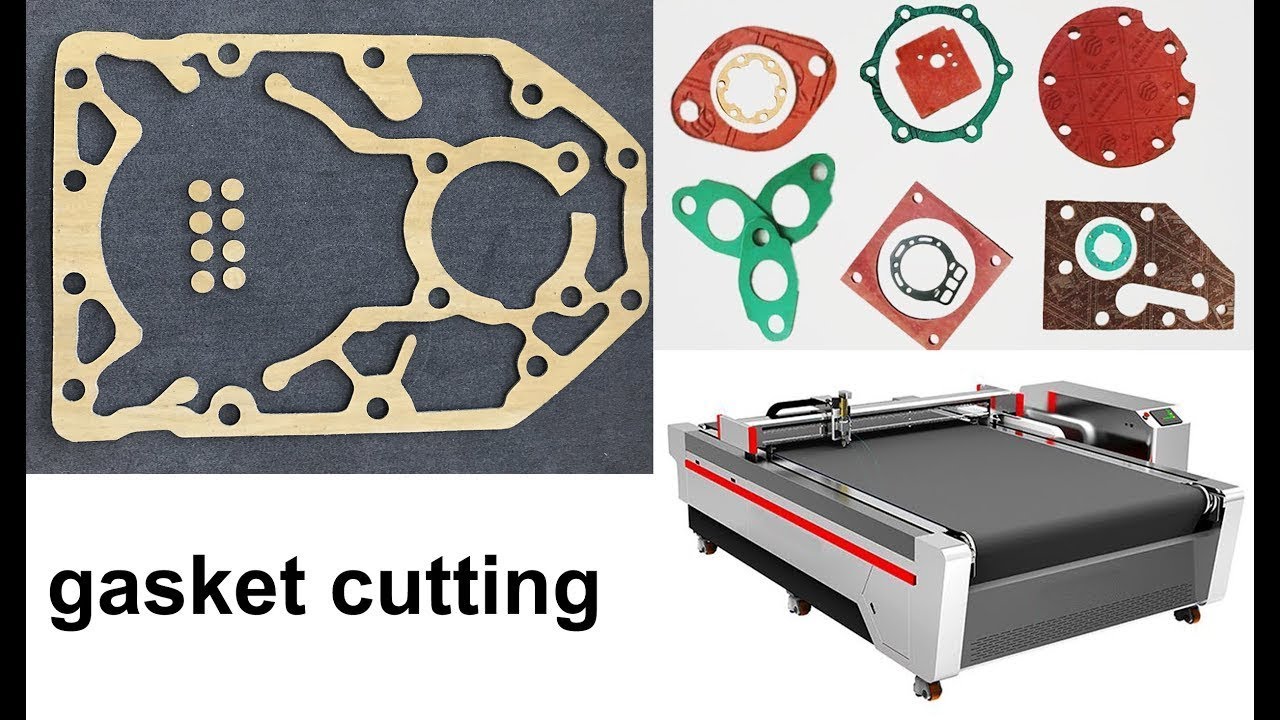 PTFE Silicone Asbestos Gasket Washer Spacer Cutting Machine - YouTube