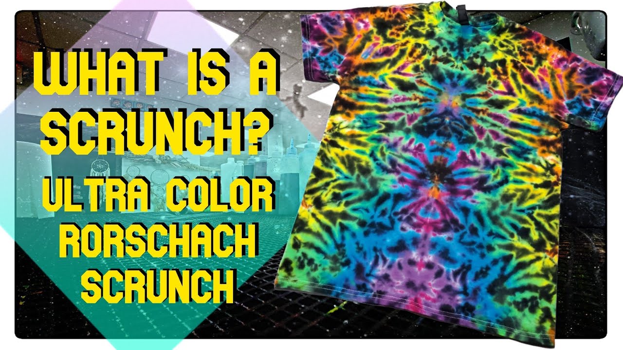 What is a Scrunch? Tie Dye Tutorial (full video) How to Tie Dye ...