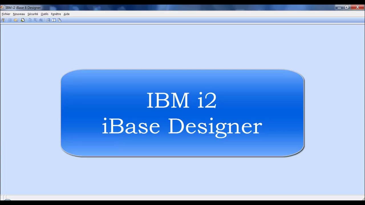 3Temel IBM i2 iBase tasarımcısı iBase Veritabanı Şablonu Oluşturun t ...
