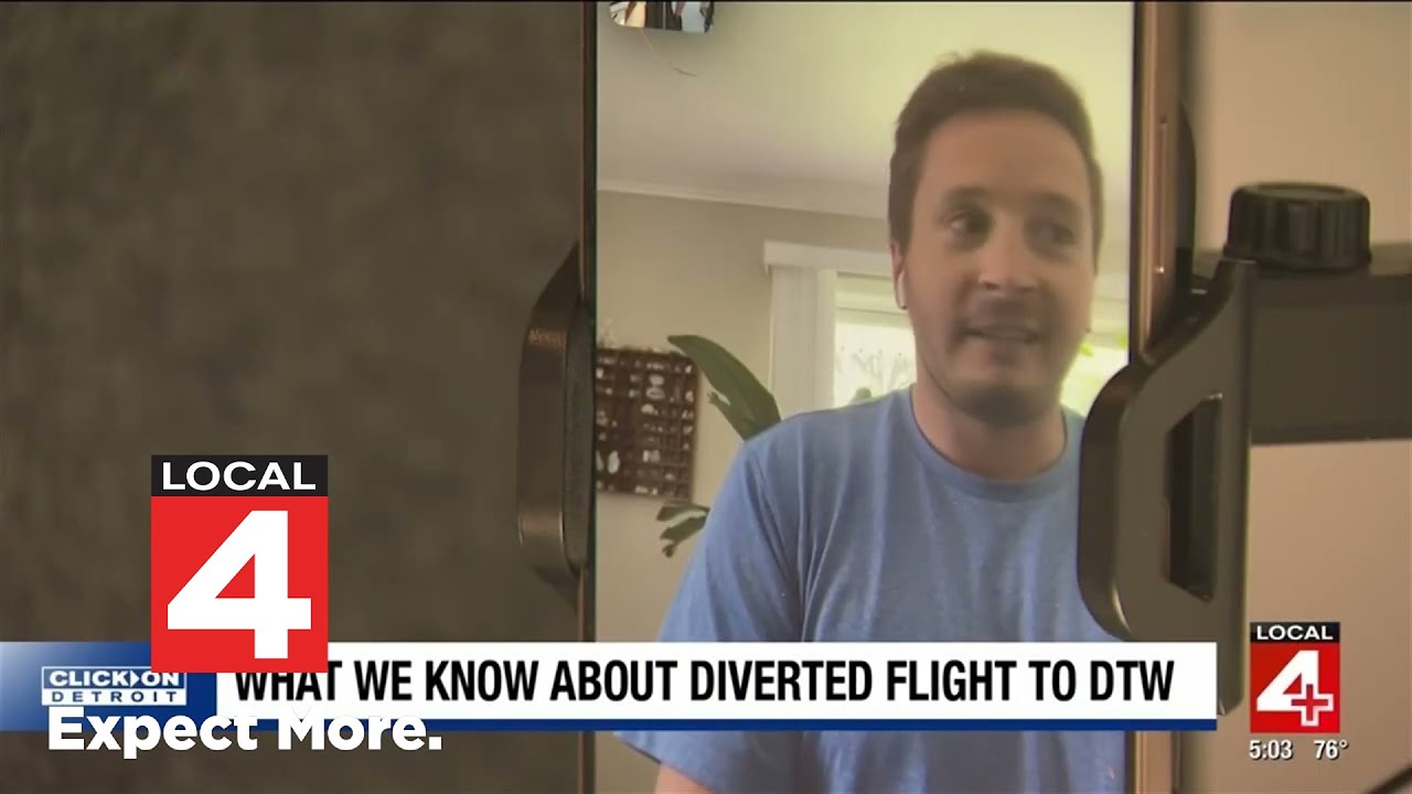 Detroit flight diverted when passenger attempts to open door mid-flight ...