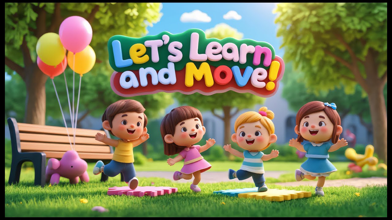 Move With Me! | Fun Action Song 👟🕺 Learn Left, Right, Jump & More ...