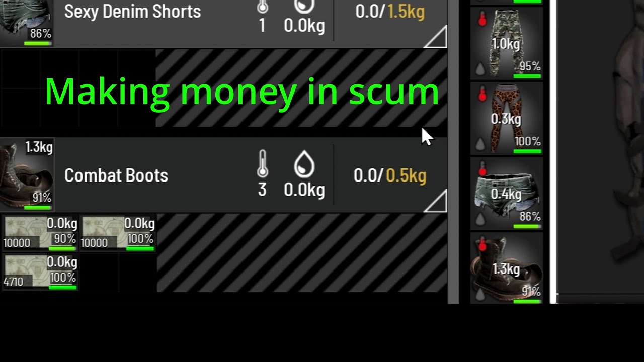 Making money in scum - YouTube