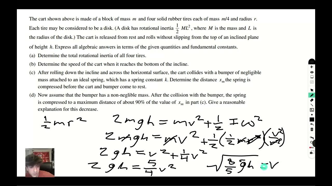 AP Physics C Mechanics 2002 frq 2 - YouTube