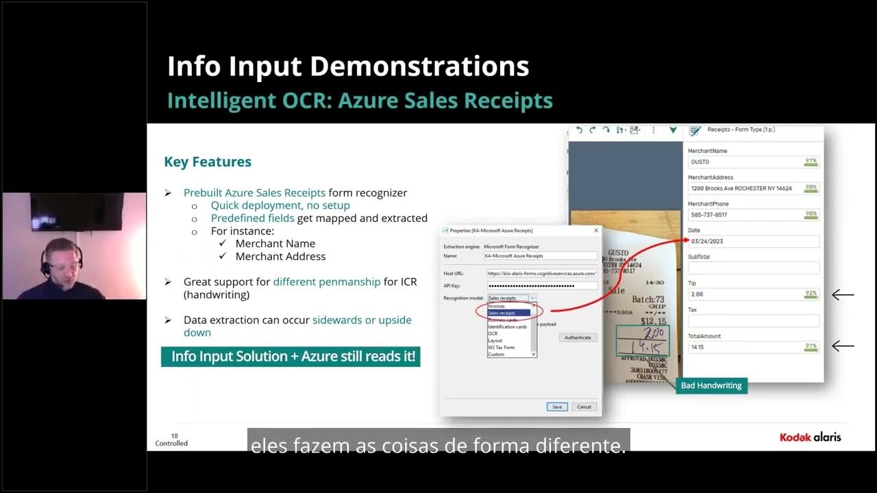 KODAK Info Input Solution Demo: OCR inteligente - YouTube