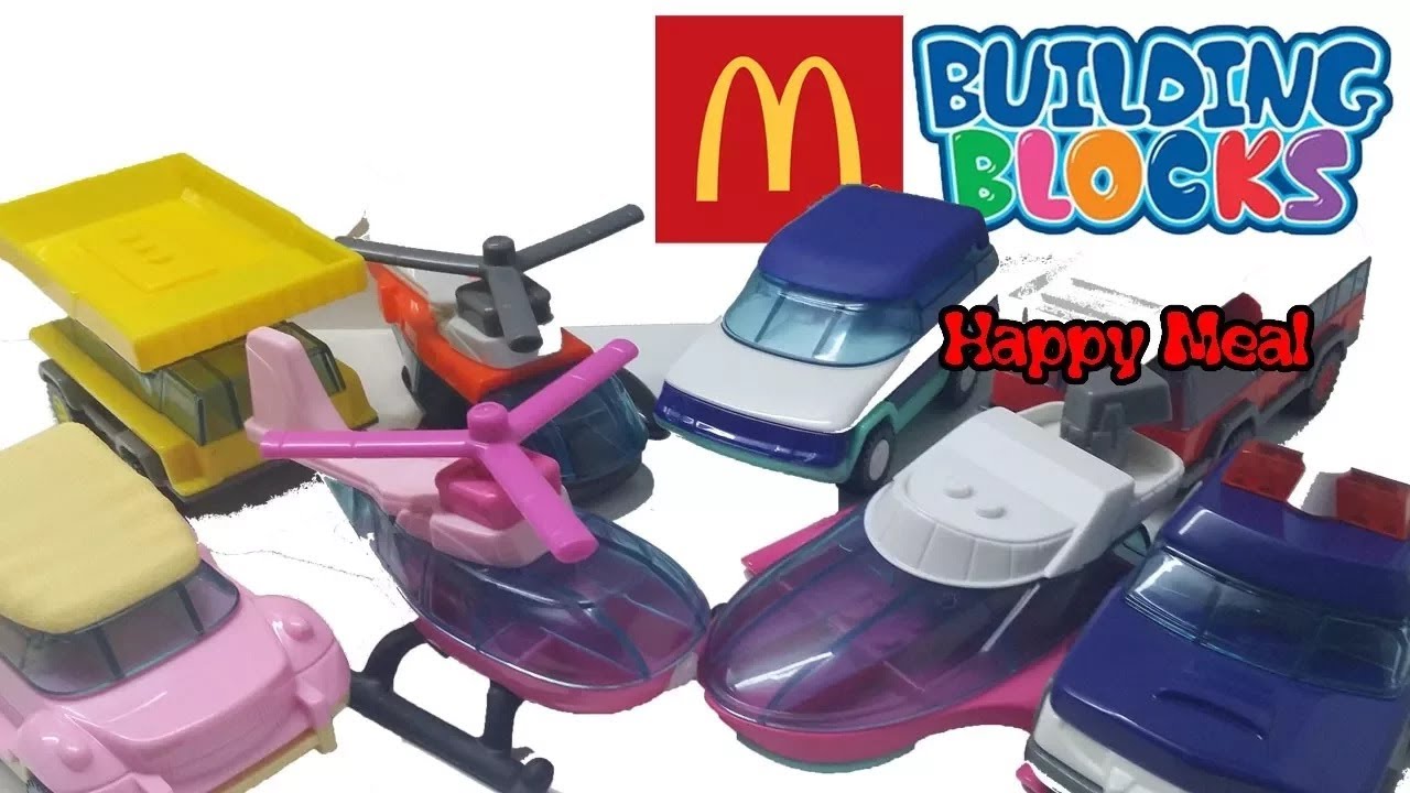 Mcdonalds Happy Meal Building Blocks - YouTube