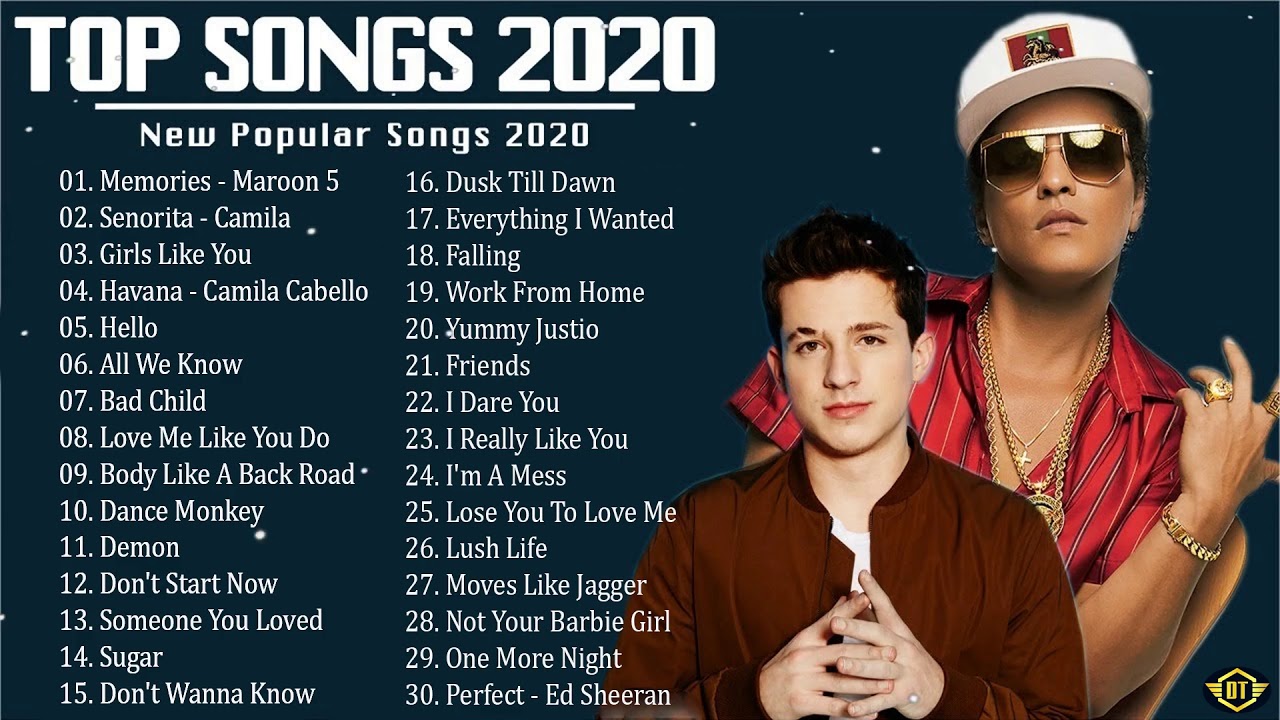 Music | Top Songs 2020 🆗 Maroon 5, Adele, Ed Sheeran, justin bieber 💗 ...