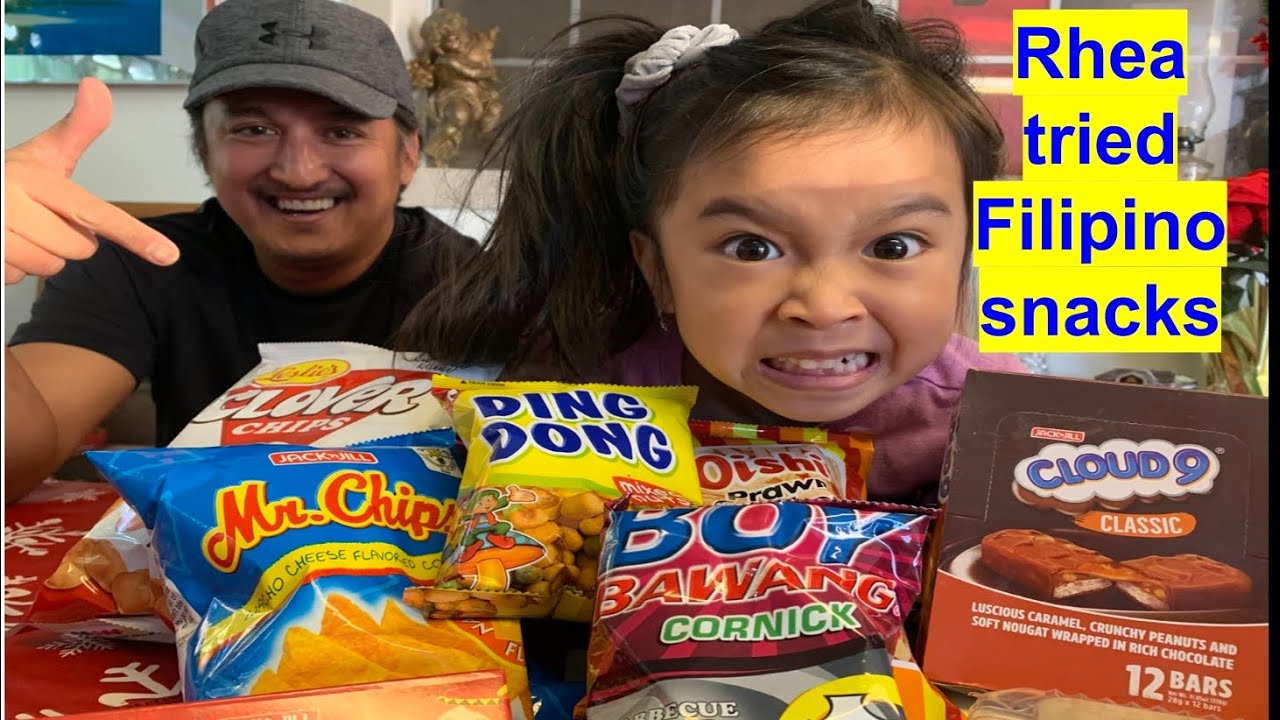 Mukbang Filipino snacks chichiria - YouTube