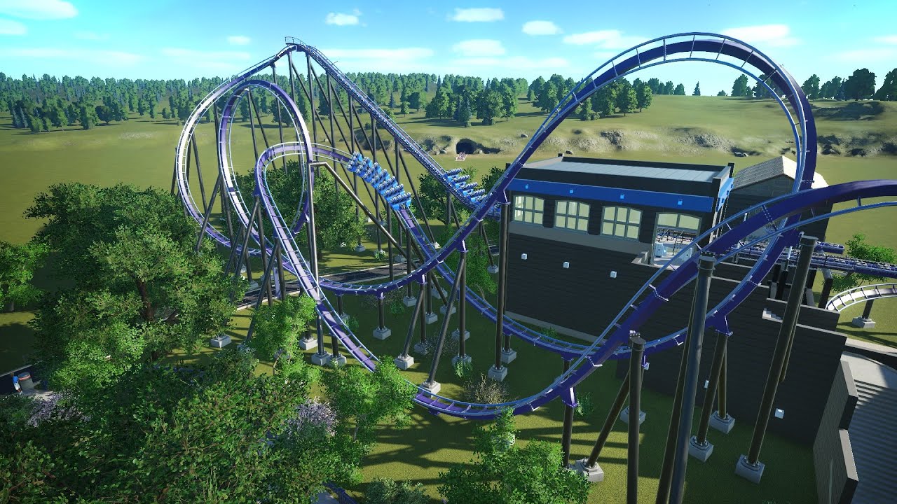 The Bat - Custom B&M Floorless Coaster - Planet Coaster POV - YouTube