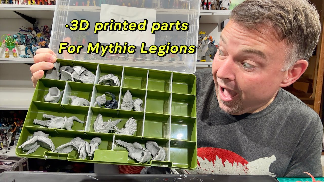 3D printed parts for Mythic Legions figures! - YouTube
