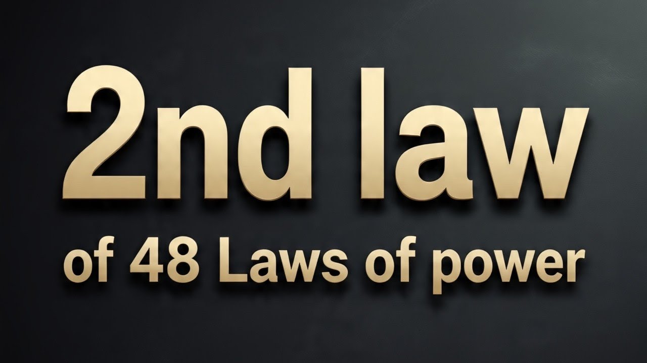 48 Laws of Power | Law 2: Never Put Too Much Trust in Friends, Learn ...