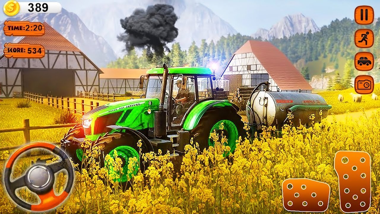 Real Tractor Farming Game 2020 - Best Android Gameplay HD - YouTube