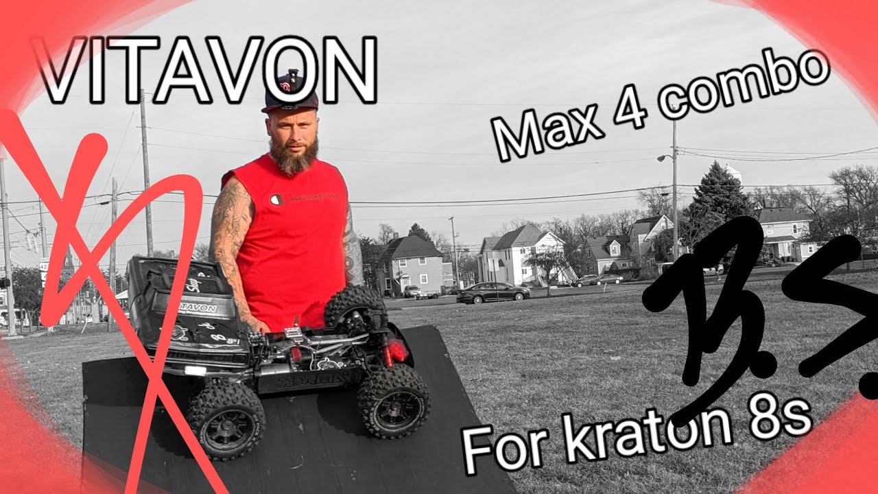 VITAVON RACING Max 4 combo KRATON 8s#arrma rc basher💪🤯👑 - YouTube