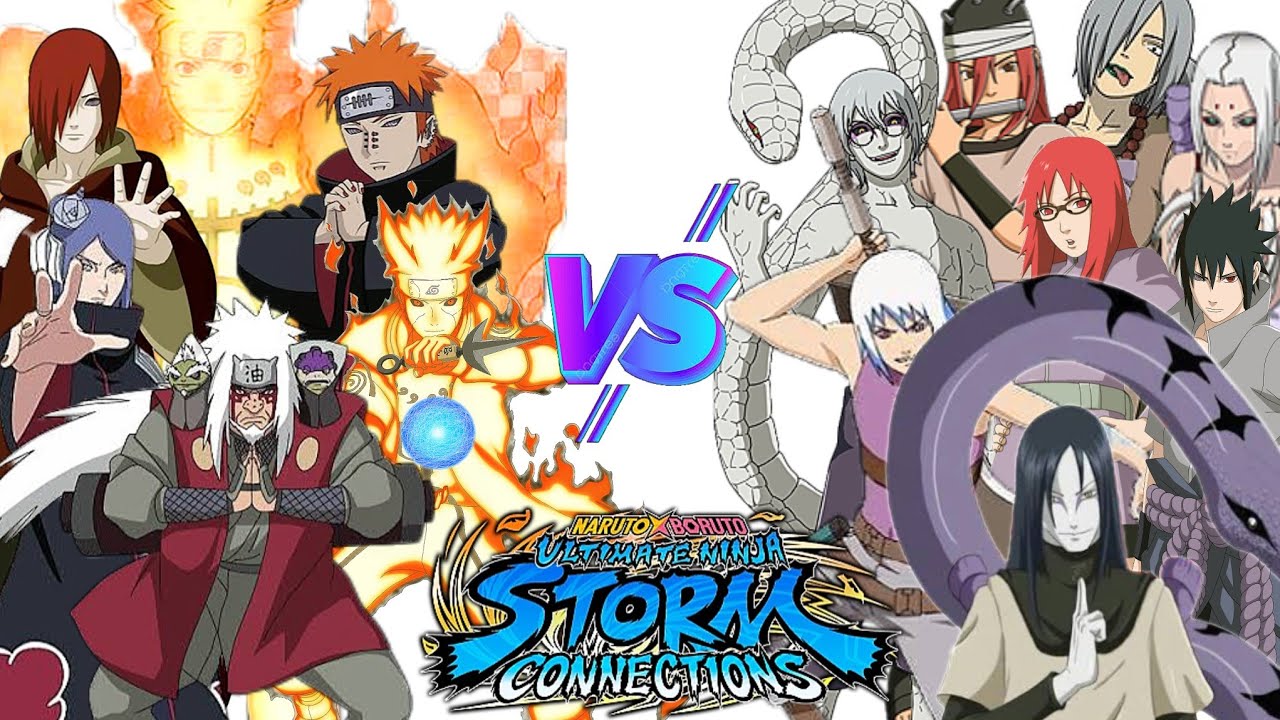 ( TEAM JIRAIYA VS TEAM OROCHIMARU FULL BATTLE ) Naruto ultimate ninja ...