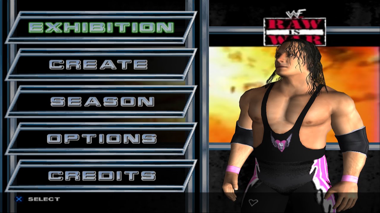 WWF Attitude HCTP: Bret Hart Vs Steve Austin Vs The Undertaker (HCTP ...