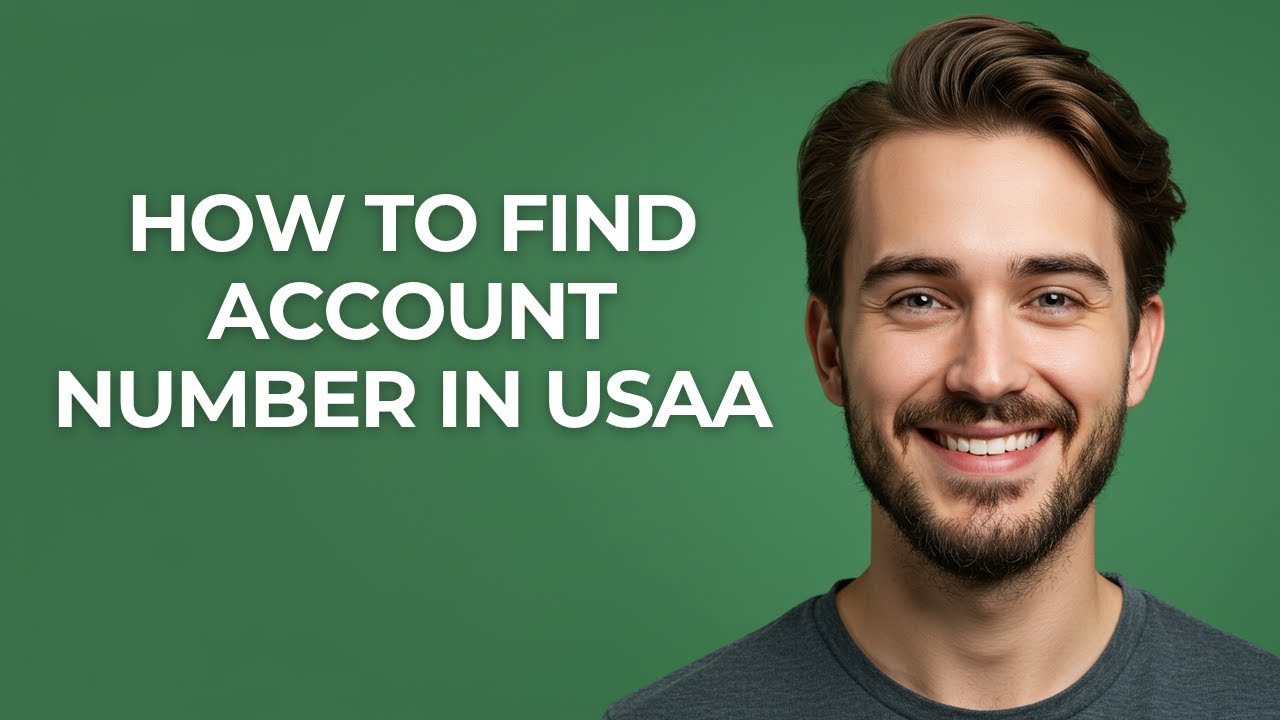 How to Find Account Number In Usaa - GUIDE! - YouTube