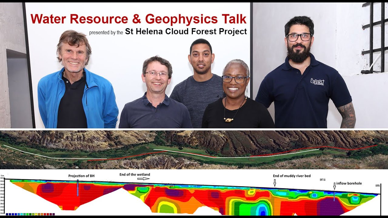 St Helena Cloud Forest Project Water Resource & Geophysics talk - YouTube