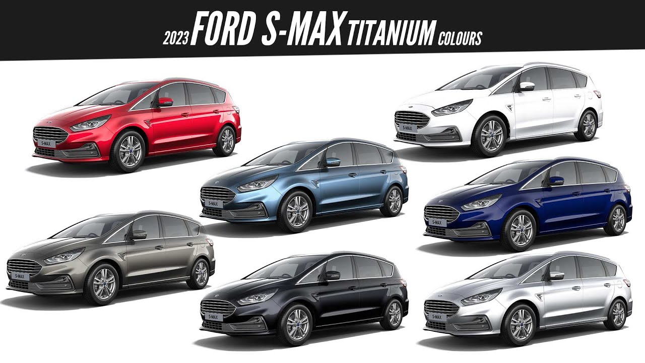 2023 Ford S-Max Titanium - All Color Options - Images | AUTOBICS - YouTube