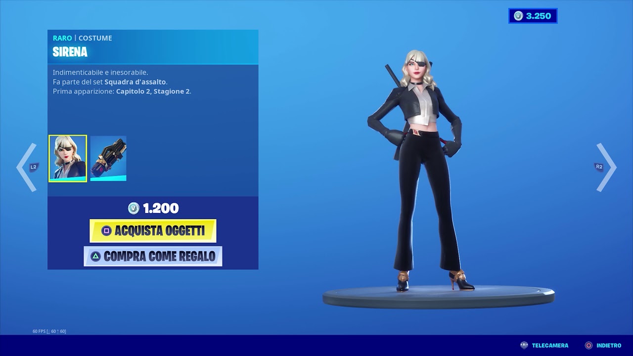 FORTNITE / skin / Hit Squad's set / Sirena + Ultimo Bacio - YouTube