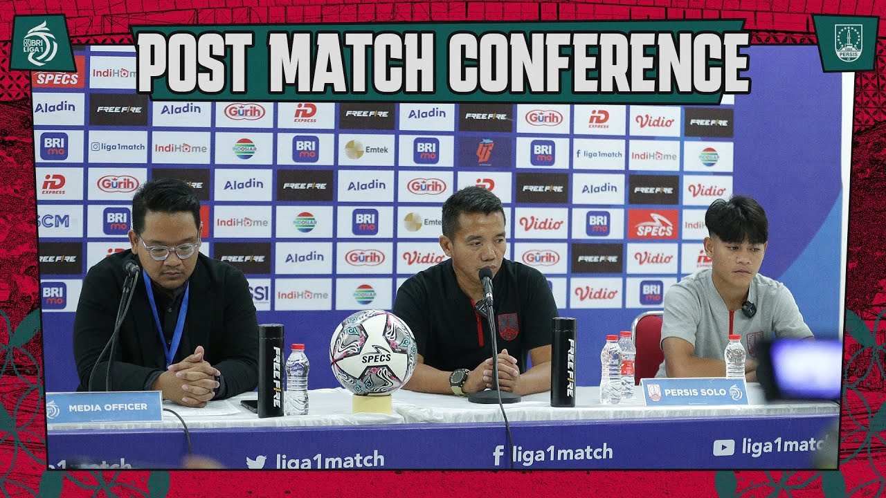 Post Match Conference | PERSIS Solo vs Madura United | Matchday 6 ...