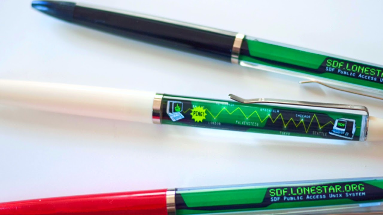 SDF ESKESEN "PING" Floaty Pen made in Denmark - YouTube