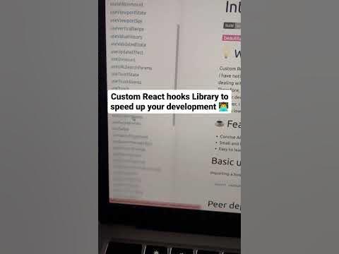 Custom React Hook Library - To Speed Up Your Development #reactjs - YouTube