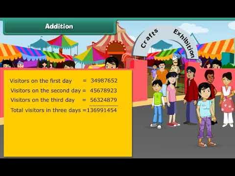 Addition of Large Numbers | Class 5 | Maths - YouTube