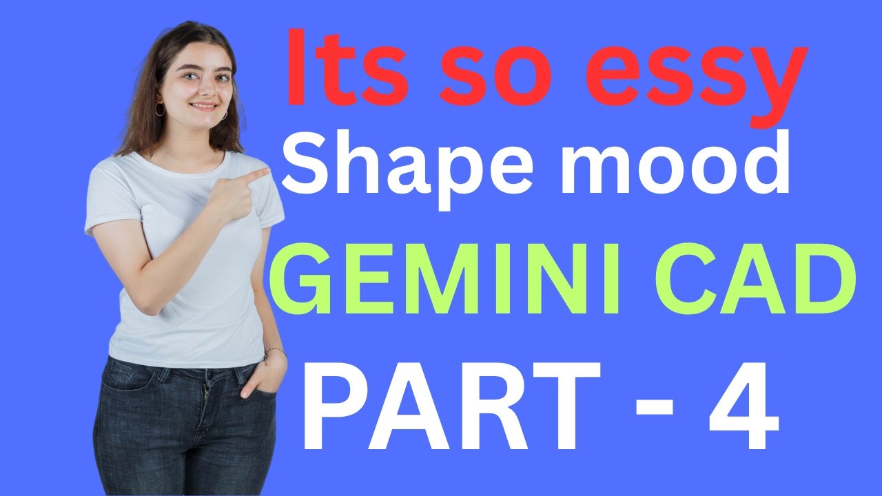 Gemini CAD Tutorial – Part 4 | Mastering Shape Mode Tools for Pattern ...