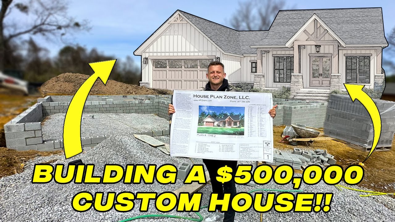 Building A $500,000 Custom House!! Start To Finish - YouTube
