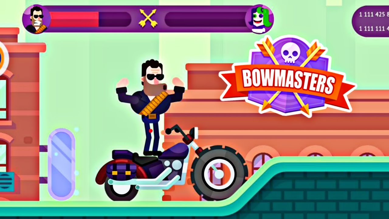 Bowmasters T666 Vs Badgirl Gameplay - YouTube