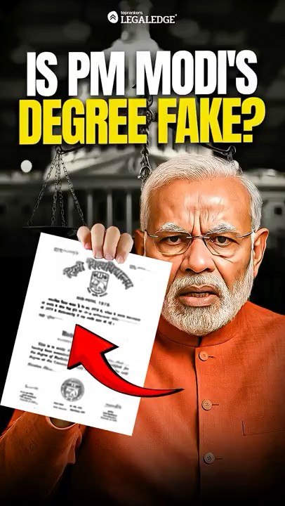 Is PM Modi's Degree Fake? #narendramodi - YouTube