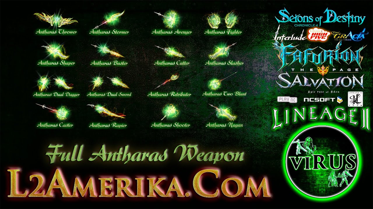 Full Complete Antharas Weapons for the www.L2Amerika.Com. Lineage II ...