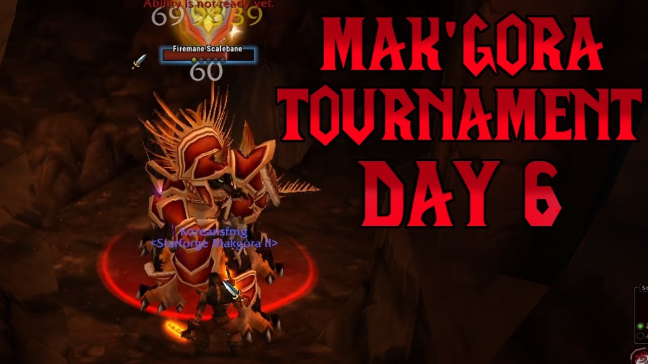 SAVIX HARDCORE MAK'GORA TOURNAMENT LEVELING DAY 6 - YouTube