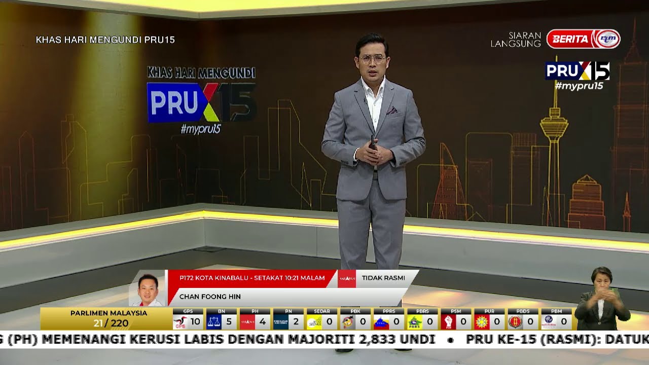 19 NOVEMBER 2022 – KHAS HARI MENGUNDI PRU15 – KEPUTUSAN RASMI KEMAS KINI - YouTube