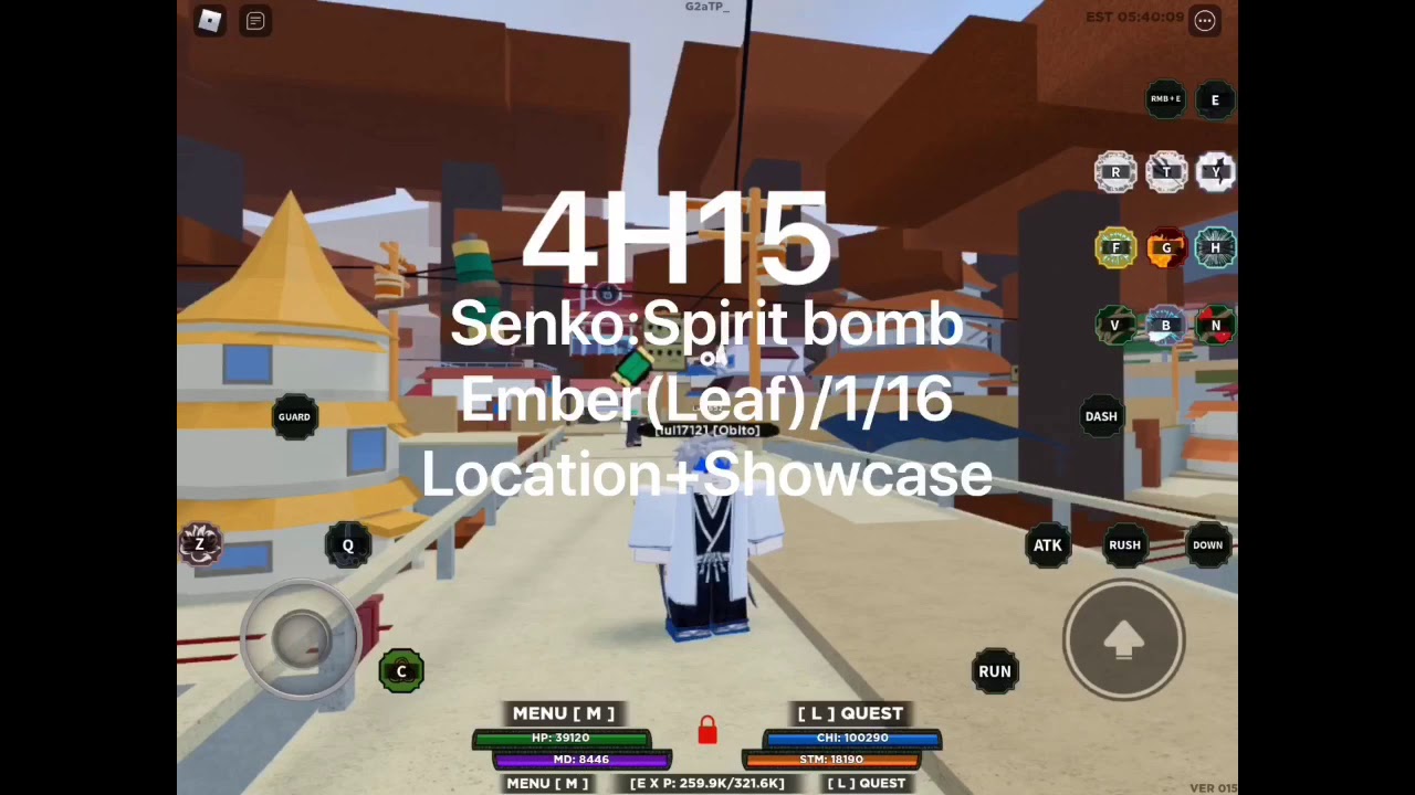 Senko:Spirit bomb Location + Showcase | Shindo Life - YouTube