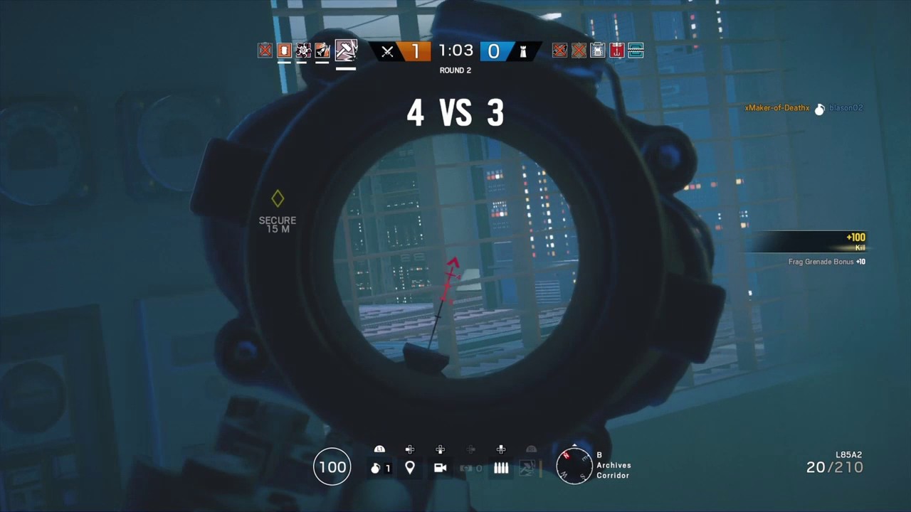 FUZE+LMG=Death rainbow six siege - YouTube