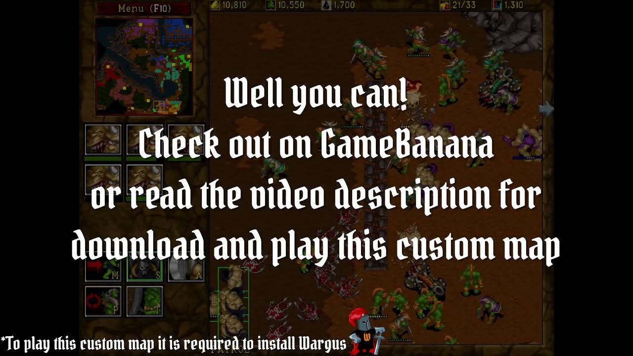 WarCraft II (Wargus) - Custom map - Anarchy (Orcs) - YouTube