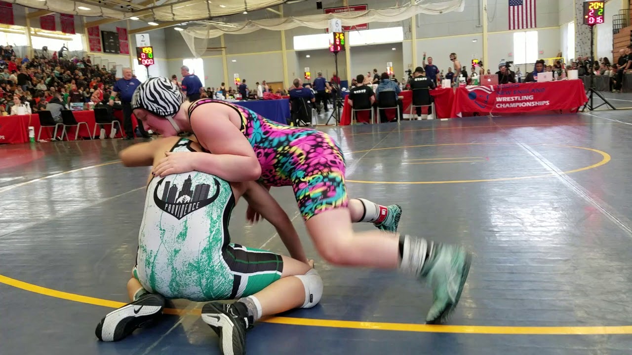 Wrestling: New Englands: Zoe Waters rd of 32 - YouTube