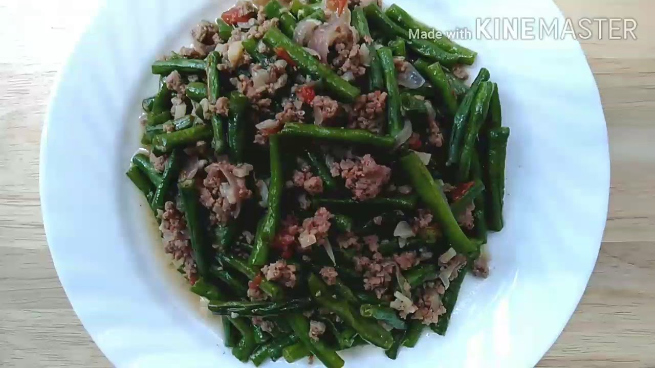 How to cook Ginisang Sitaw🥘#sitawwithginilingnababoy#sitawrecipe# ...