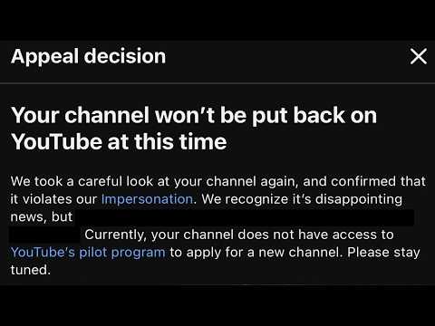 YouTuber Banned for Impersonating HIMSELF.