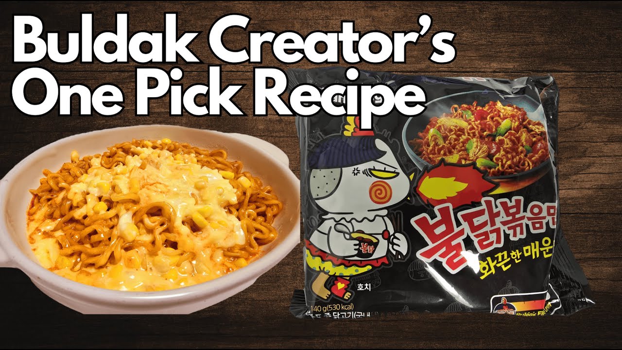 Buldak Creator's One Pick Recipe/Corn Cheese Buldak - YouTube