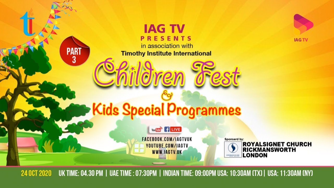 𝗖𝗵𝗶𝗹𝗱𝗿𝗲𝗻 𝗙𝗲𝘀𝘁 || 𝗣𝗮𝗿𝘁 𝟯 || 𝗧𝗶𝗺𝗼𝘁𝗵𝘆 𝗜𝗻𝘀𝘁𝗶𝘁𝘂𝘁𝗲 - YouTube